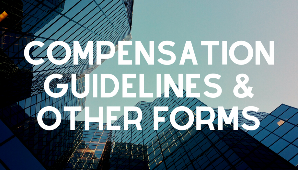 Compensation Guidelines Other Forms Florida Bahamas Synod